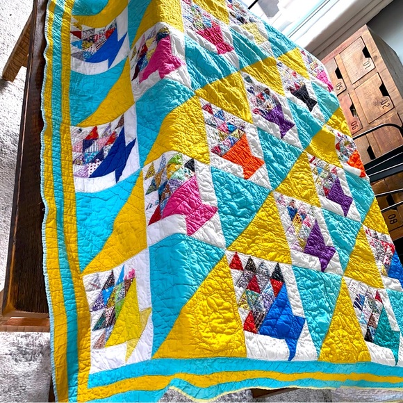 Bedding | Old Patterned Quilt 76 X 67 12 | Poshmark